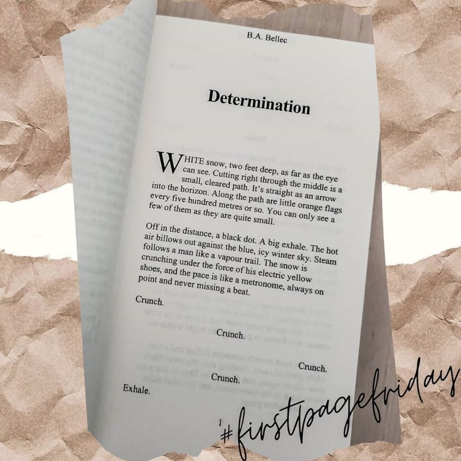 Bonus Blog #4 – The First Page of Someone’s Story – B.A. Bellec